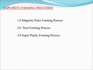 SHEET METAL PROCESSES | PPT | Physics | Science