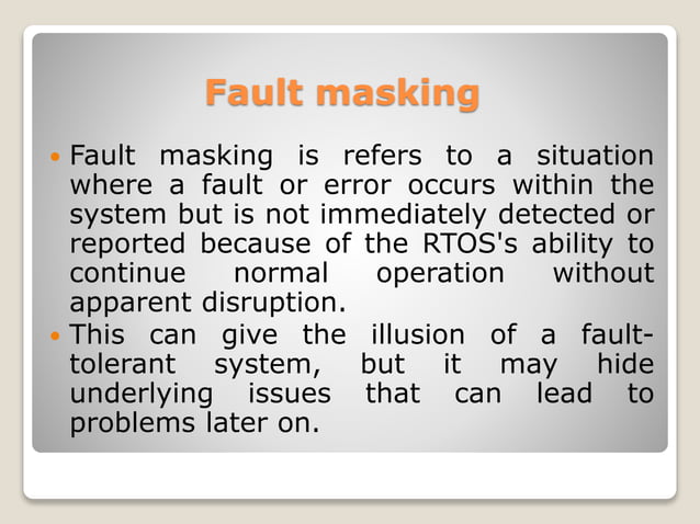 Fault-tolerant architectures in real-time operating systems | PPT Fault-tolerant architectures in real-time operating systems | PPT