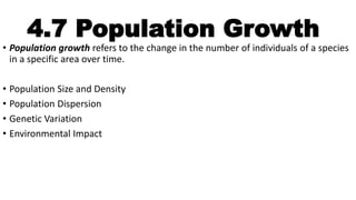 UNIT-IV.-Population-Ecology and Its Significance | PPTX | Biological ...