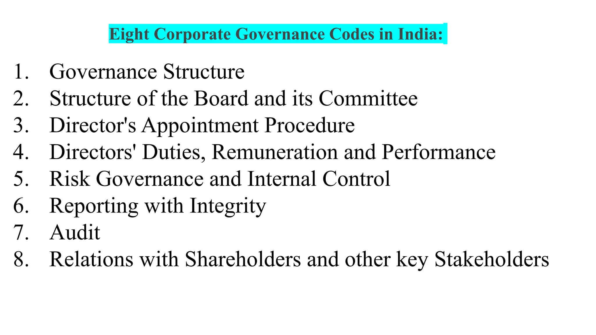 Corporate Governance: Introduction and Meaning | PPT
