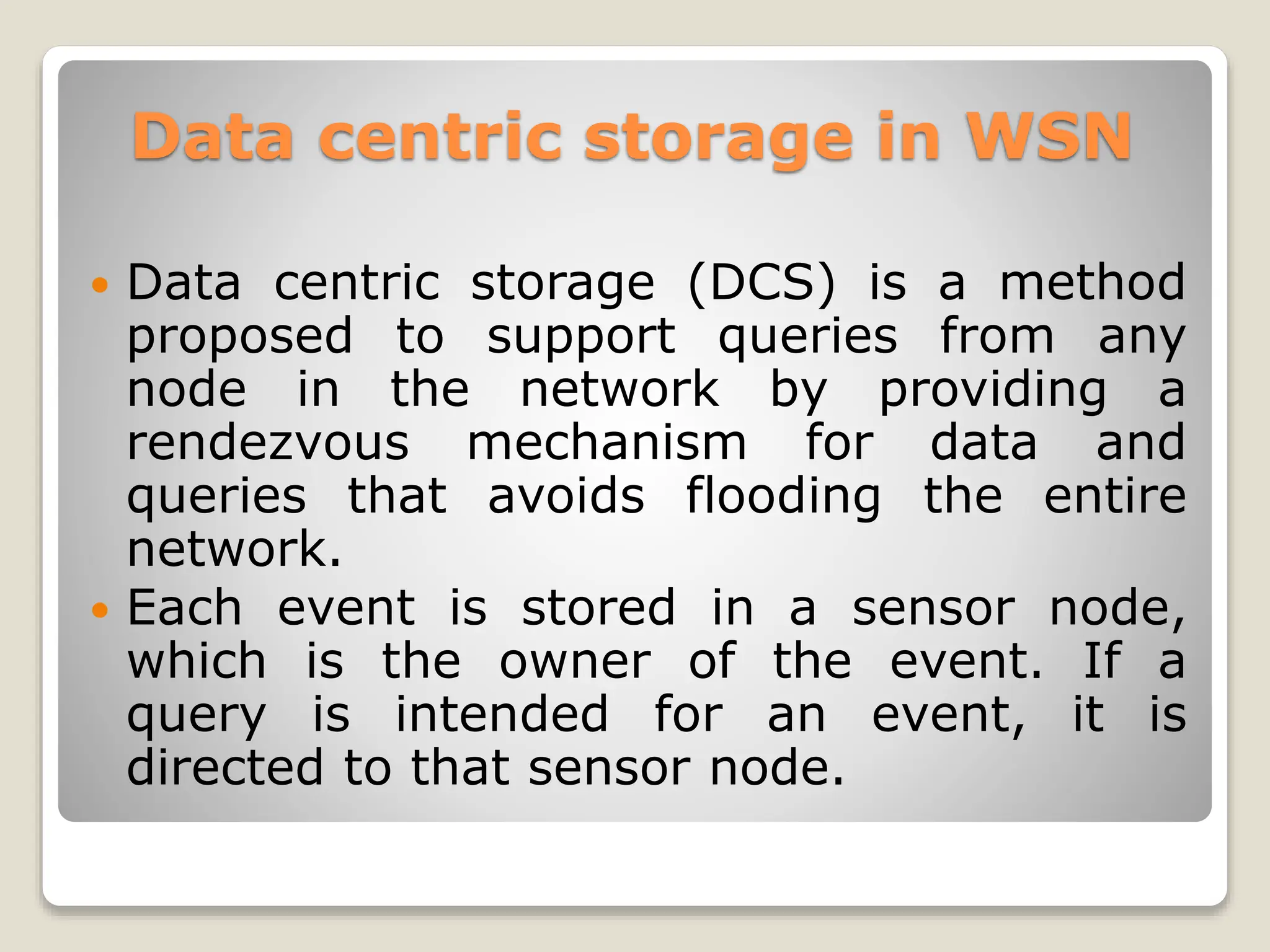 SENSOR TASKING AND CONTROL in WSN .pptx | Internet of Things | Internet