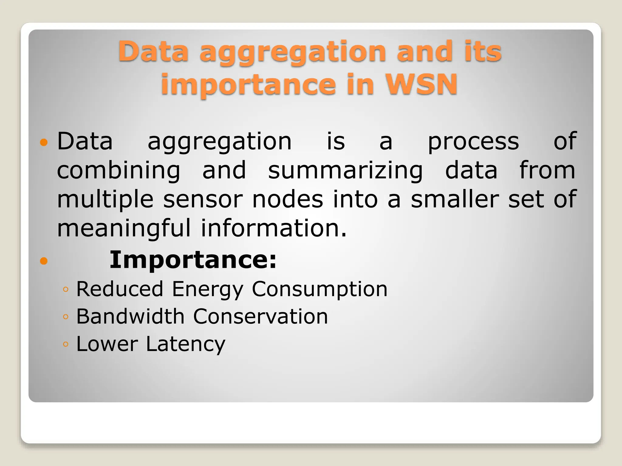 Sensor Tasking And Control In Wsn Pptx