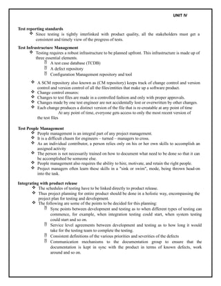 UNIT-IV 19CS408T - Software Testing Notes | PDF