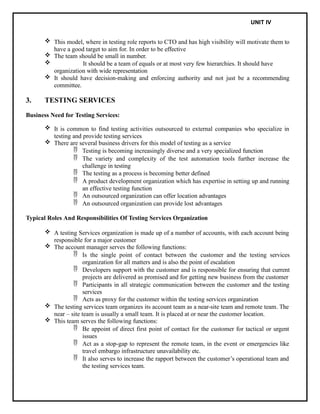 UNIT-IV 19CS408T - Software Testing Notes | PDF