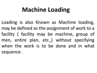 UNIT-IV PRODUCTION SCHEDULING .ppt