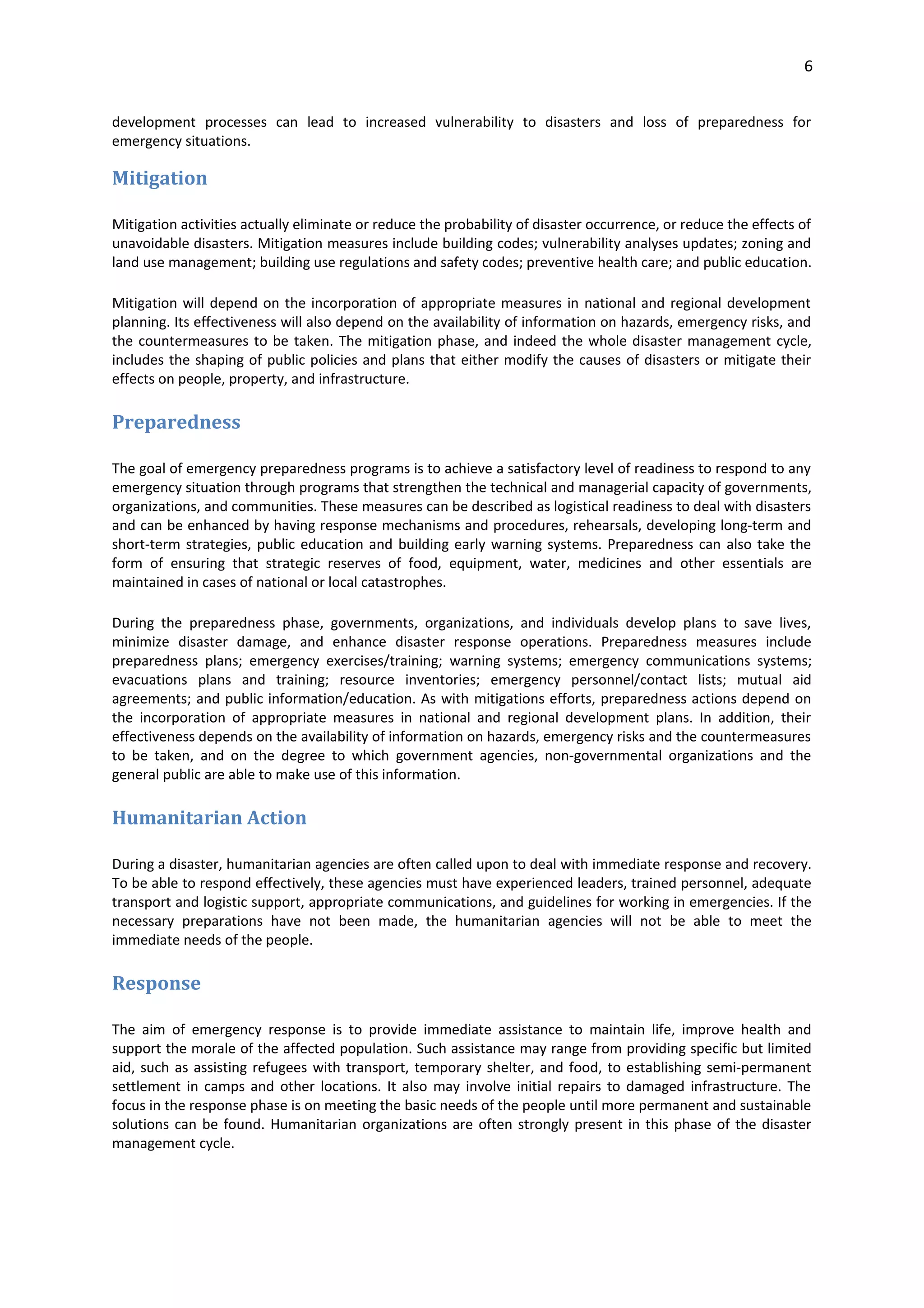 Unit iv - disaster management | DOC