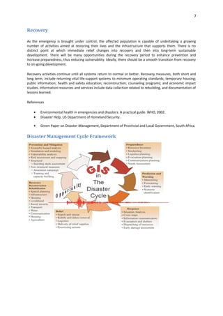 Unit iv - disaster management | PDF