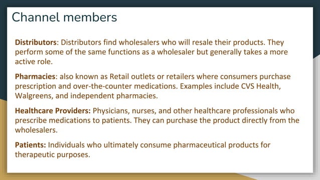 Unit-IV- Pharma. Marketing Channels.pptx | Pharmaceutical Industry ...