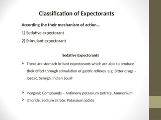UNIT-IV-PIC-SEM-I emetics,expectorants,haematinics,astringent ...