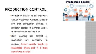 Production and Operations Unit 4 Unit - IV - Production Planning and ...