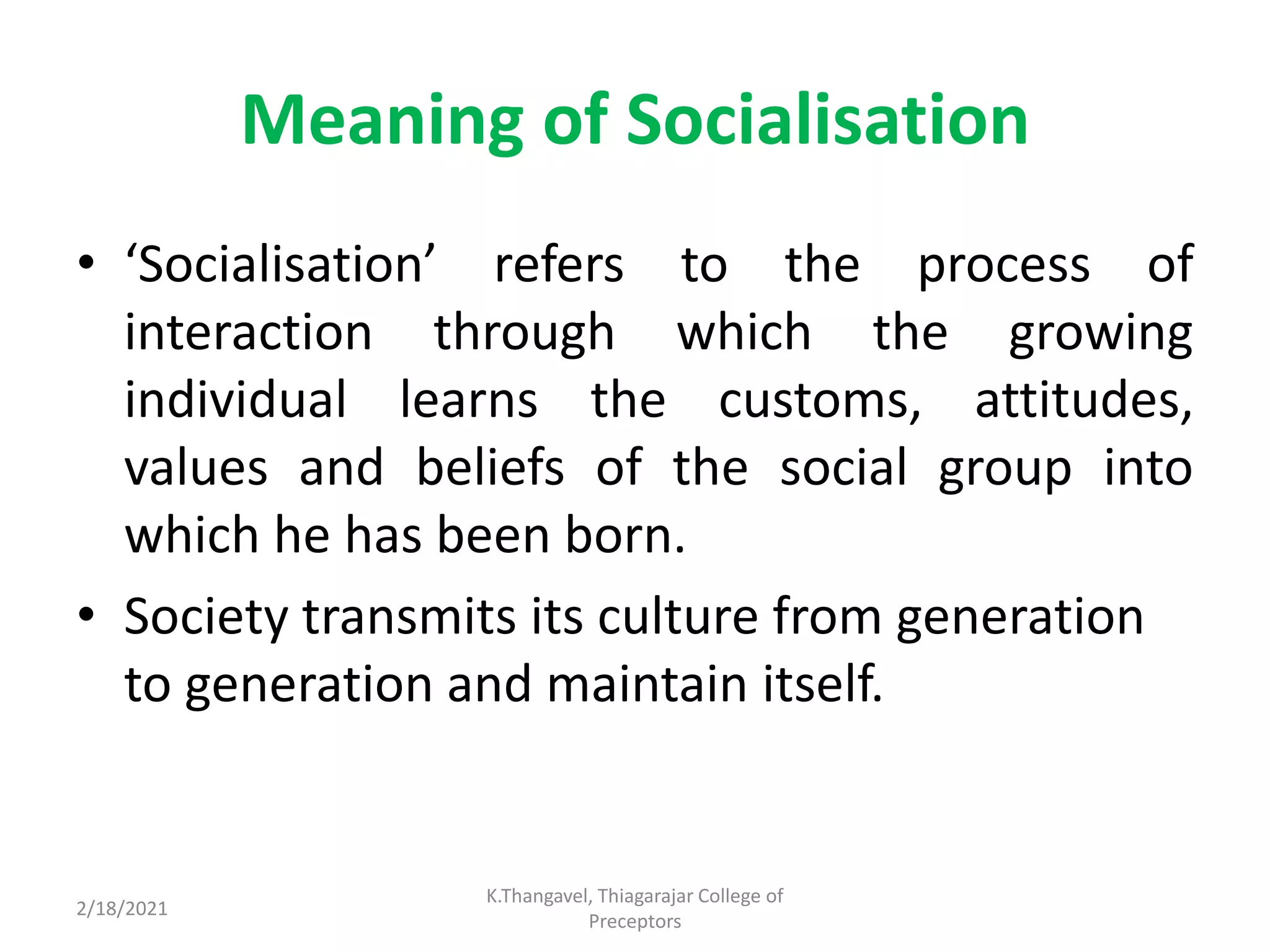 socializing agencies of child-development | PPTX