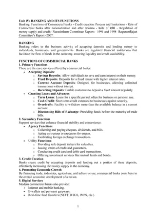Unit - IV Banking and Its Functions Dr.U.Ramesh.pdf