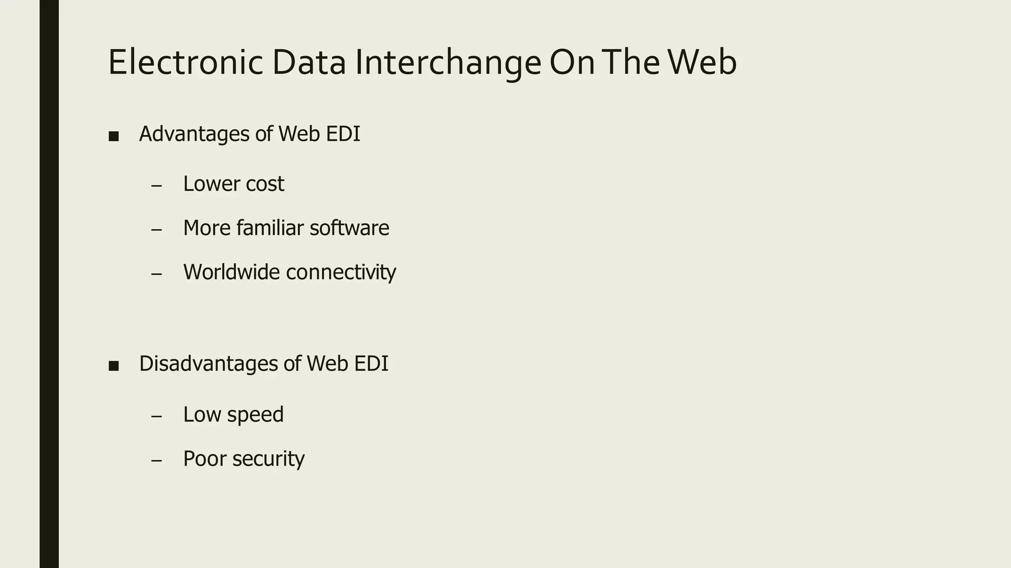 Electronic Data Interchange (EDI) | PPTX