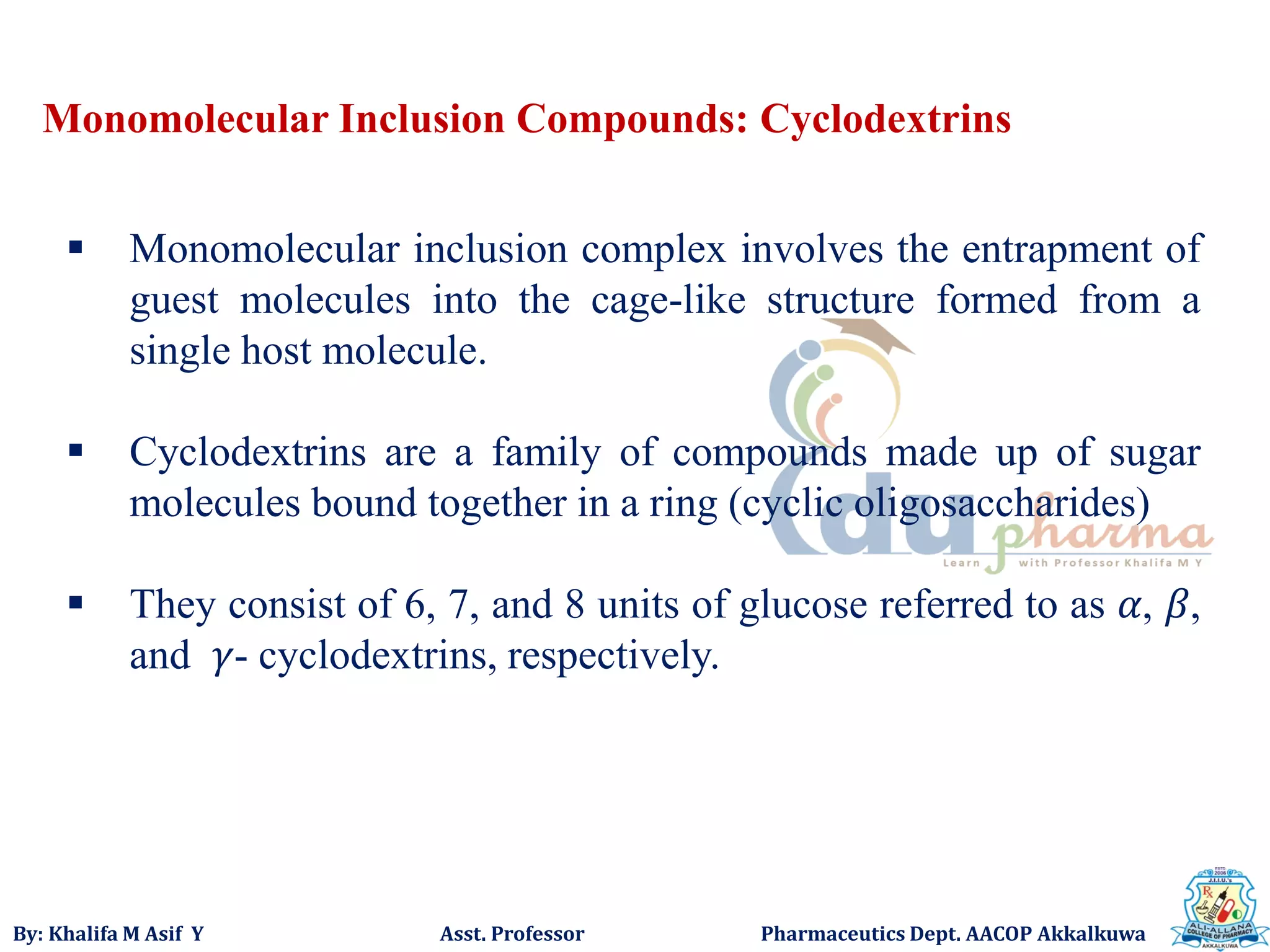 complexation and Protein bindings | PDF