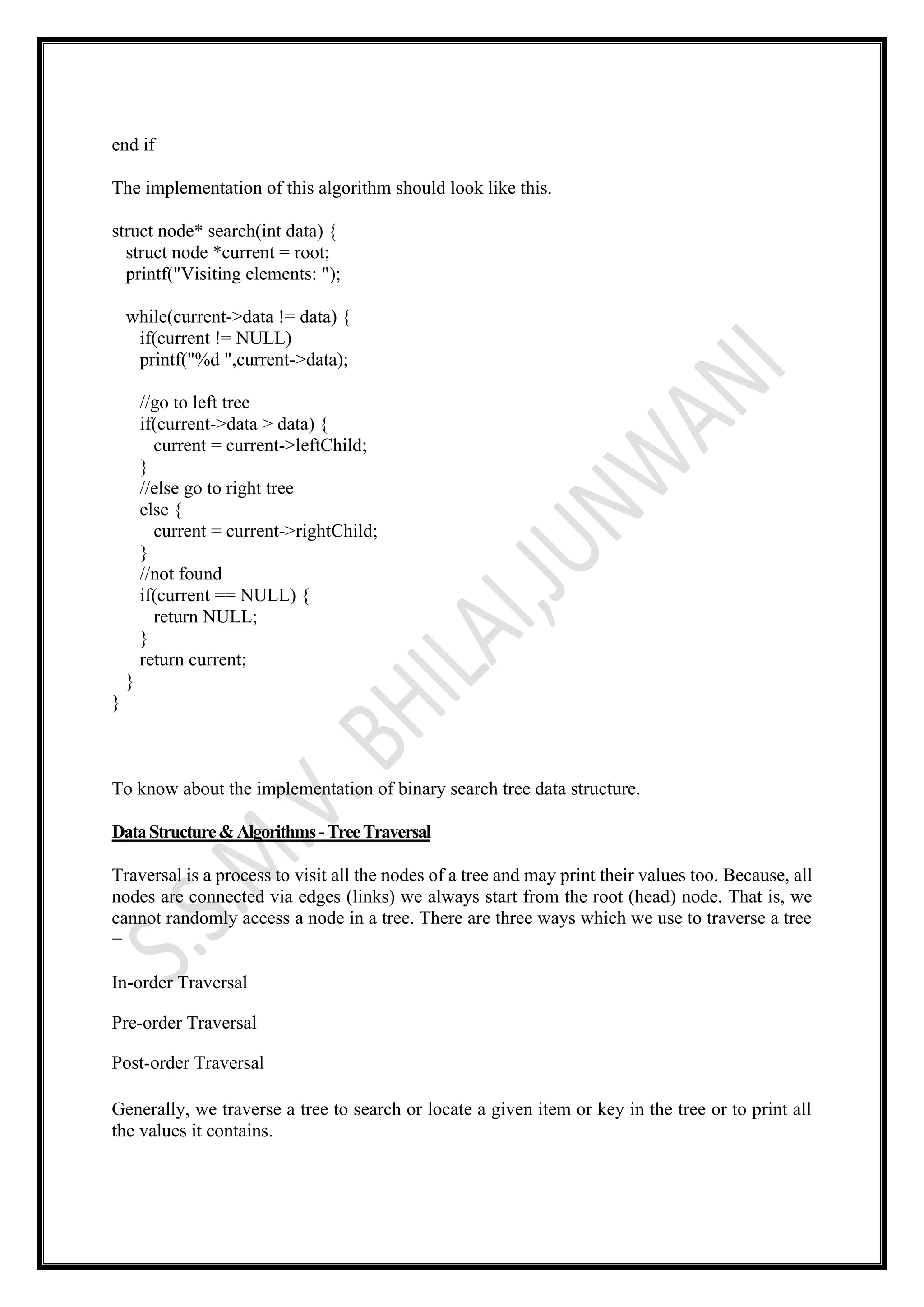Unit iv data structure-converted | PDF