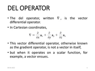 EE8391 EMT Unit I Vector Calculus | PPTX | Physics | Science