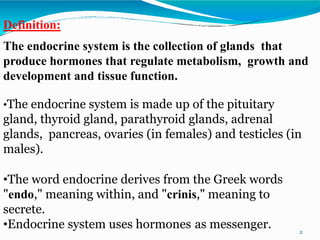 What Is Endocrine System Slideshare