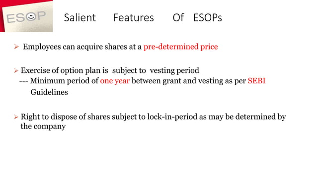 EMPLOYEE STOCK OPTION PLAN (ESOP) | PPTX