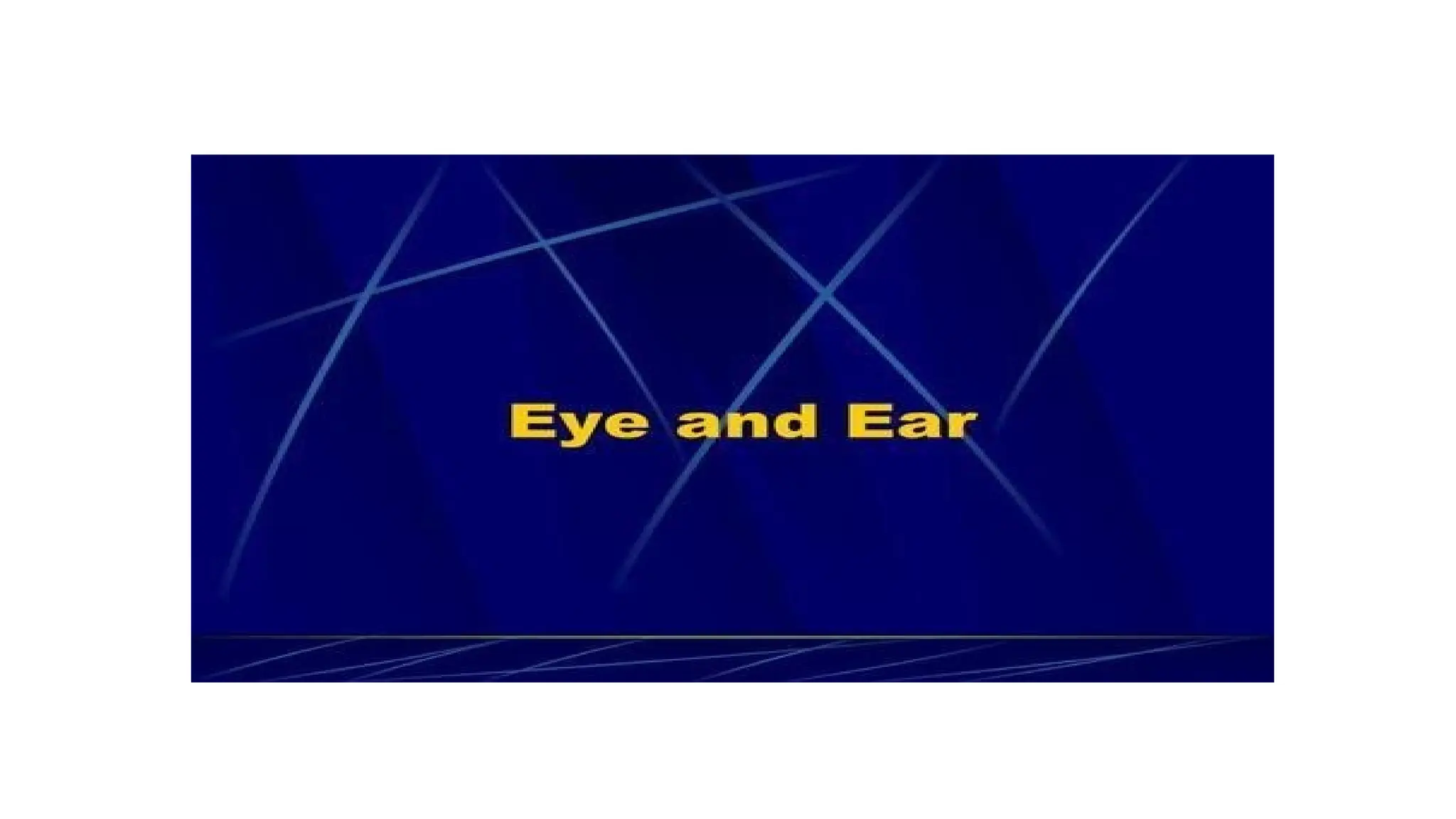 Unit-IV, Eye & Ear disorders pathophysiology .pptx