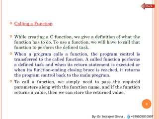 Unit iv functions | PPT | Programming Languages | Computing