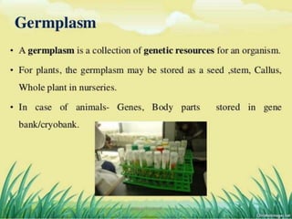 Unit-IV Germplasm Storage and Cryopreservation.pptx