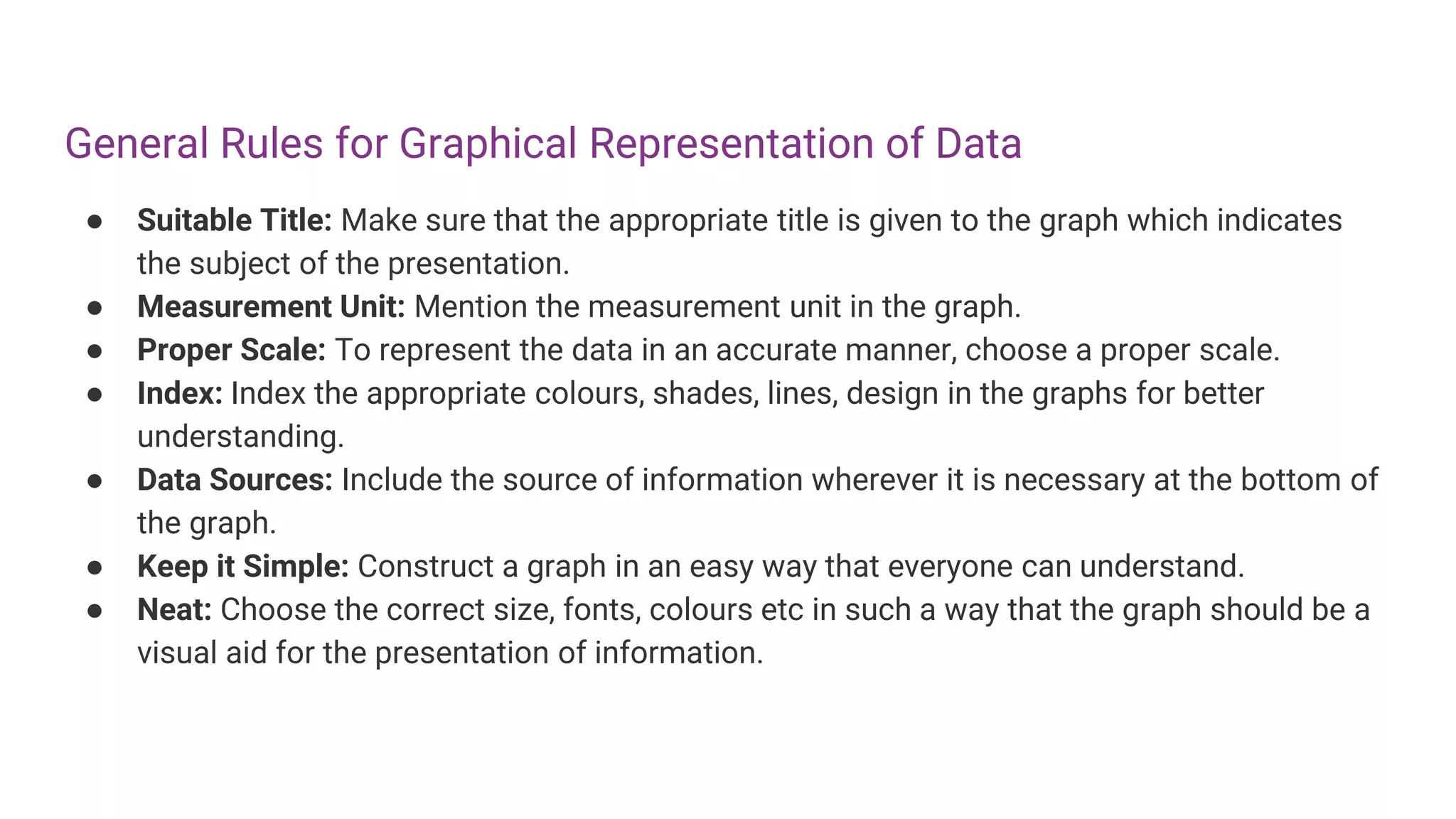 Unit IV - Graphical Representation of Data | PPTX