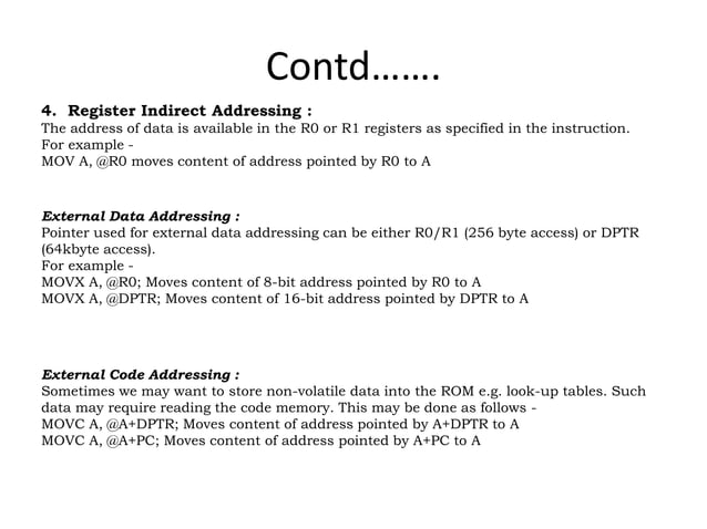 Unit iv introduction to 8051 microcontroller ppts | PPT Unit iv introduction to 8051 microcontroller ppts | PPT
