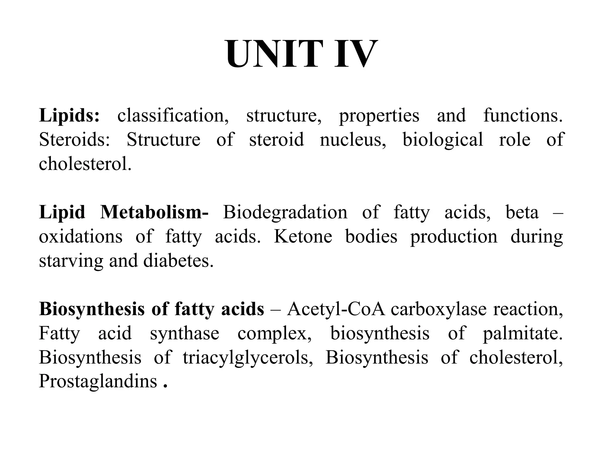 UNIT-IV LIPIDS Final.pptx