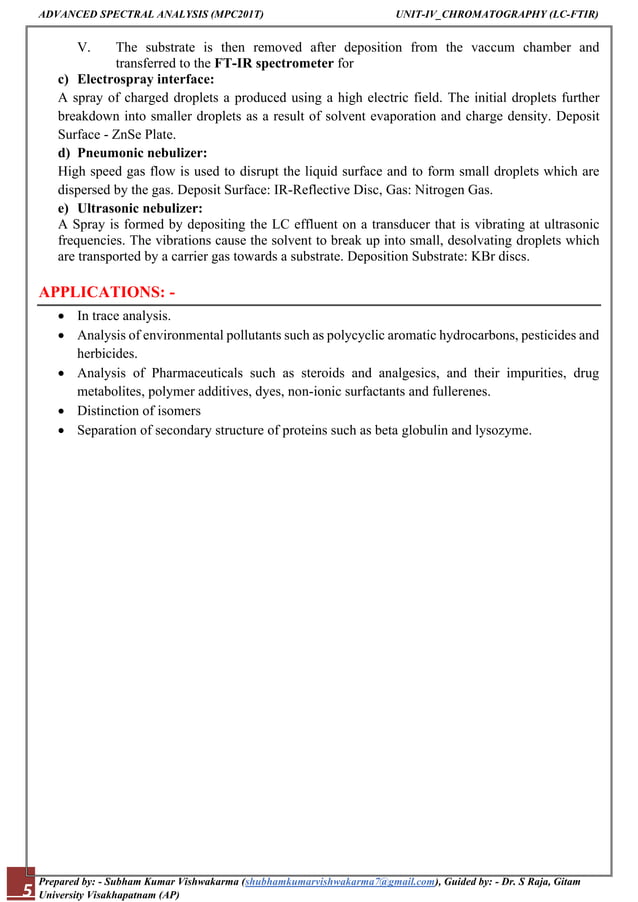 liquid chromatography-fourier-transform infrared spectrometry (LC-FTR) | PDF