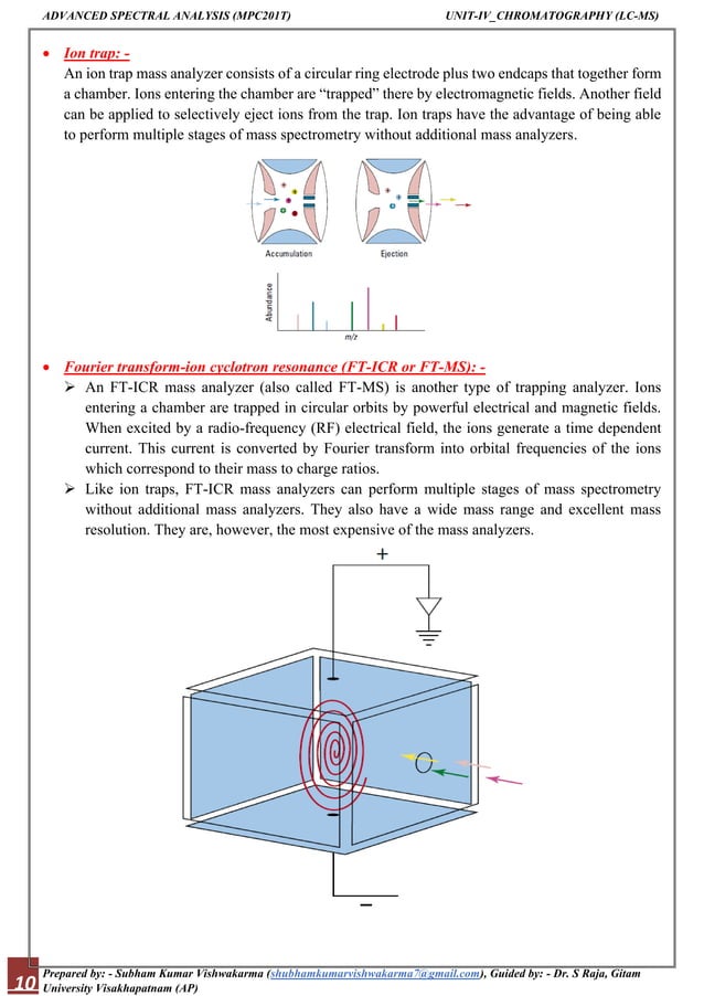 liquid chromatography-mass spectrometry (LC-MS) | PDF | Chemistry | Science