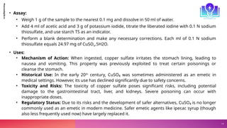 Unit-IV Miscellaneous compounds Complete notes | PPTX