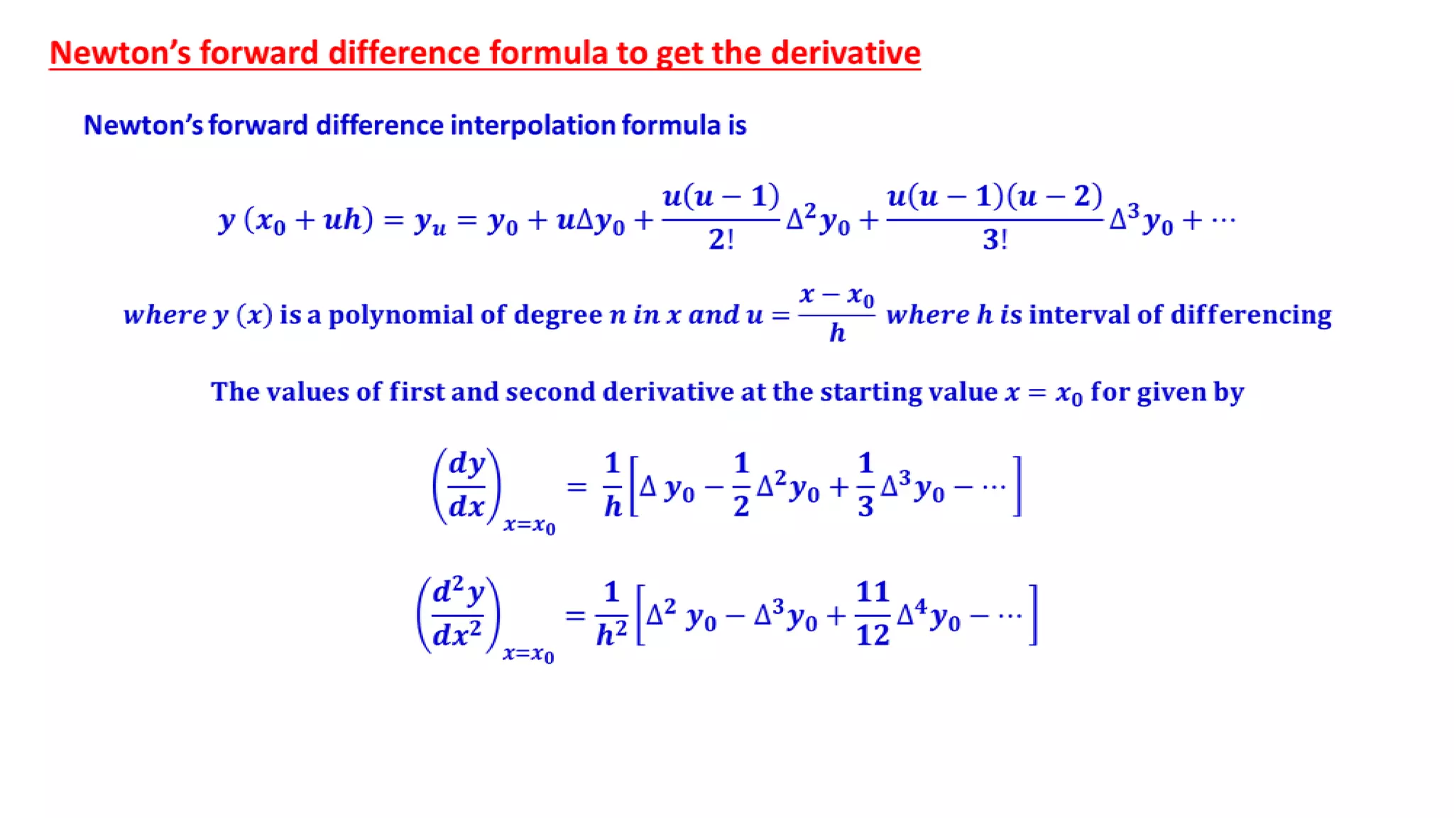 Numerical Differentiation and Integration | PDF