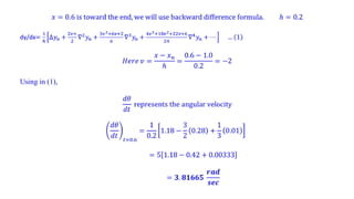 Numerical Differentiation and Integration | PDF