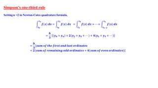 Numerical Differentiation and Integration | PDF