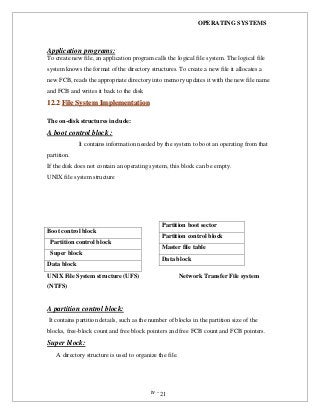 Unit ivos - file systems | PDF