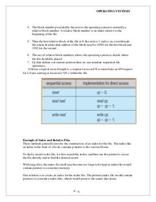 Unit ivos - file systems | PDF