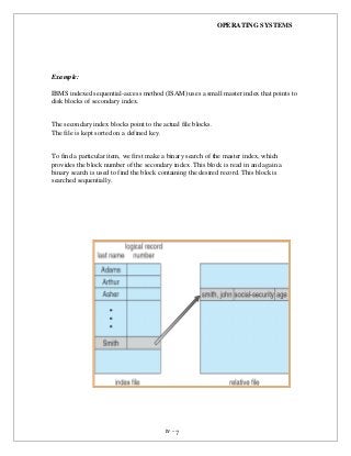 Unit ivos - file systems | PDF