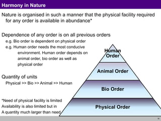 Unit 4 Harmony in nature and existence | PPT