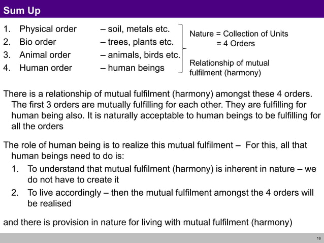 Unit 4 Harmony in nature and existence | PPT