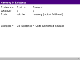 Unit 4 Harmony in nature and existence | PPT