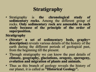 Stratigraphy | PPTX