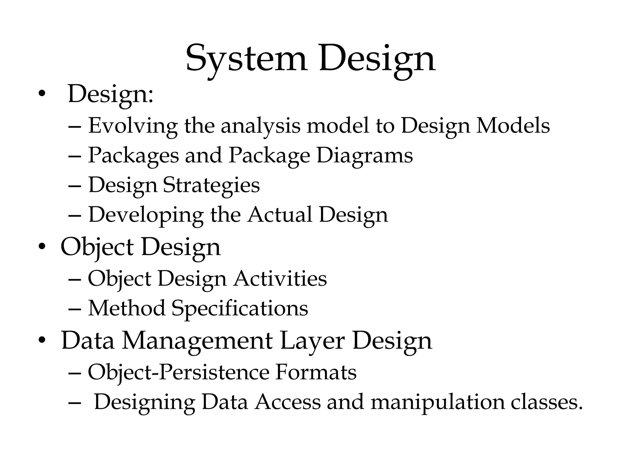 Object Oriented System Design | PPTX