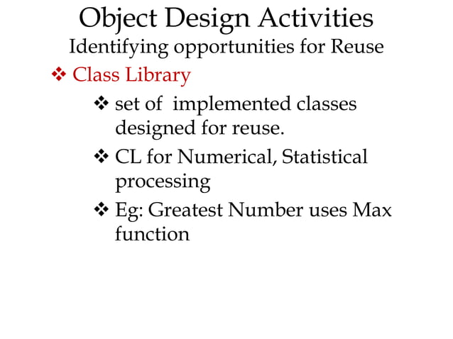 Object Oriented System Design | PPT