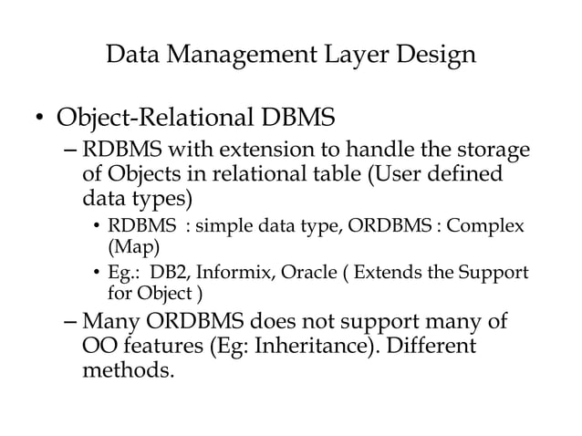 Object Oriented System Design | PPT