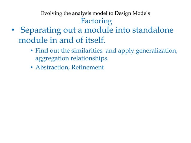 Object Oriented System Design | PPT