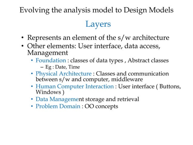 Object Oriented System Design | PPT