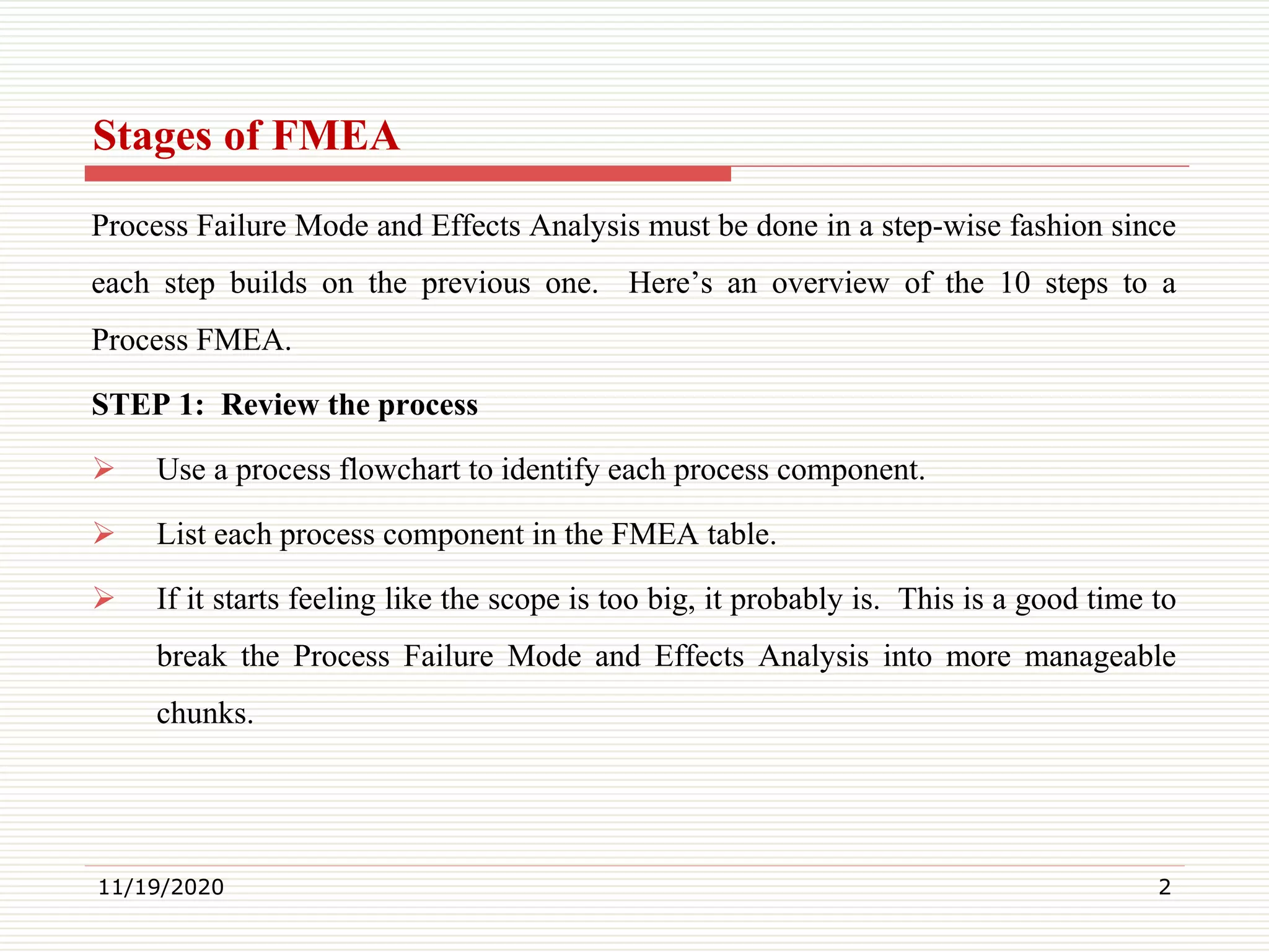 Stages of FMEA in Total Quality Management | PDF
