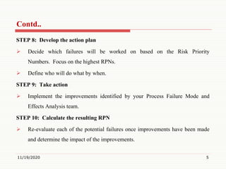 Stages of FMEA in Total Quality Management | PDF