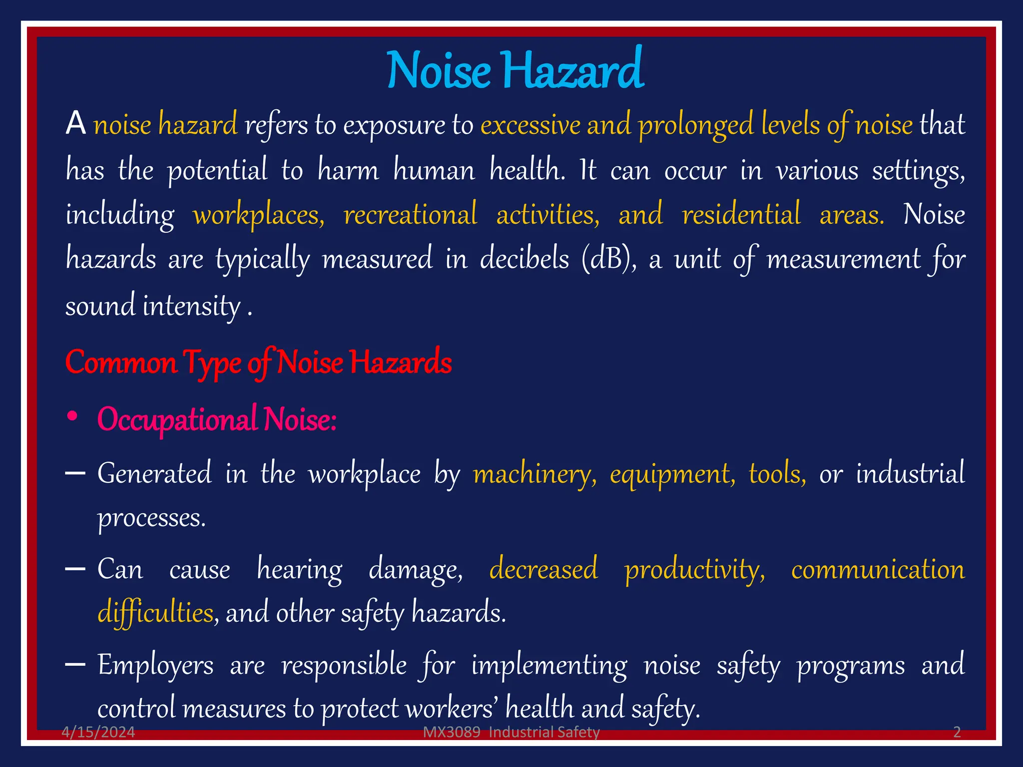 Industrial Safety Unit-IV workplace health and safety.ppt