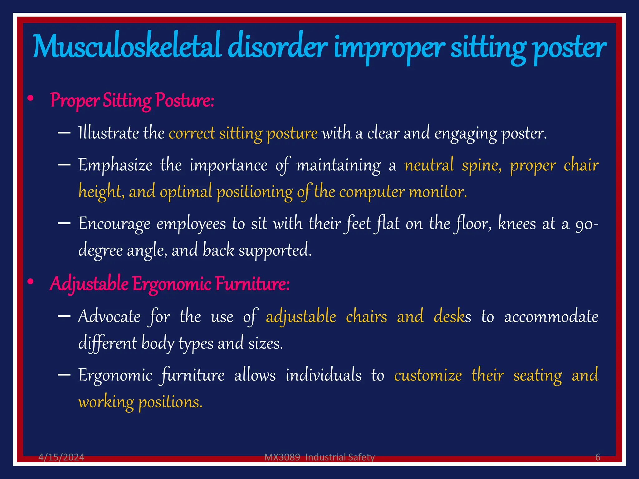 Industrial Safety Unit-IV workplace health and safety.ppt